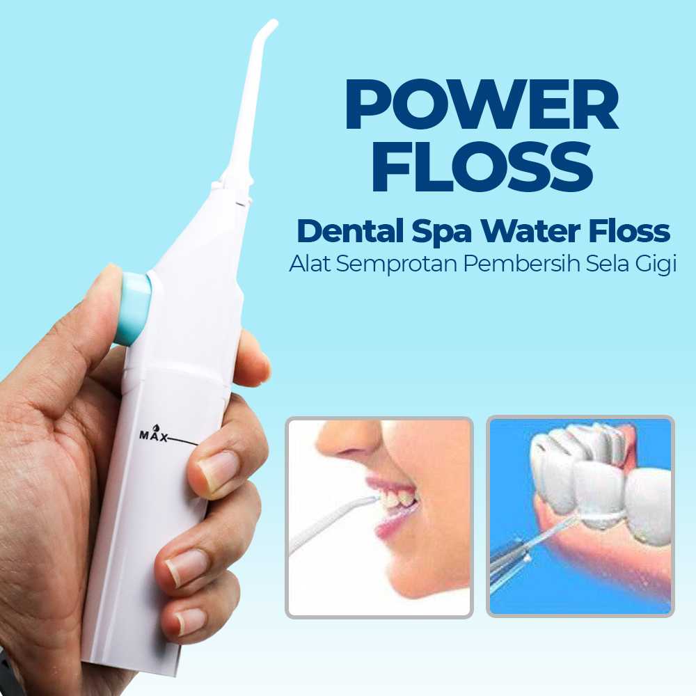 Jual Power Floss Alat Semprotan Pembersih Sela Gigi Dental Spa