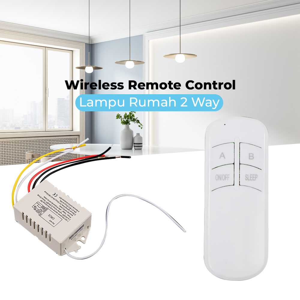 Jual Wireless Remote Control Lampu Rumah 2 Way - YAM802 | Jakmall.com