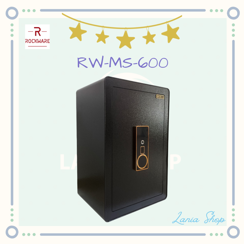 Jual ROCKWARE Safety Box with Fingerprint Lock - 60x40x33cm