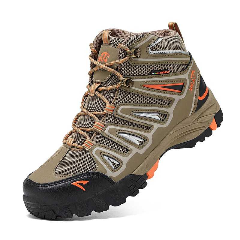 Jual Sepatu Gunung Hiking Pria Snta 500 Beigebrown | Jakmall.com