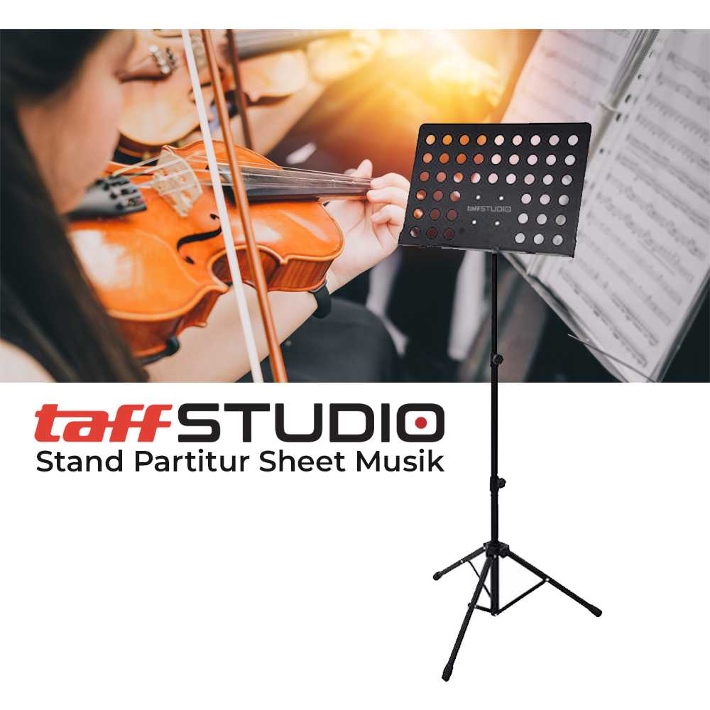 Jual TaffSTUDIO Stand Partitur Musik Portable Folding Music