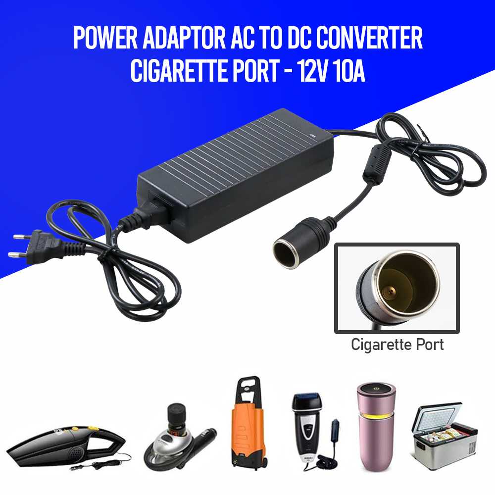 Jual YASOKRO Adaptor Power Supply Converter AC to DC 12V 10A