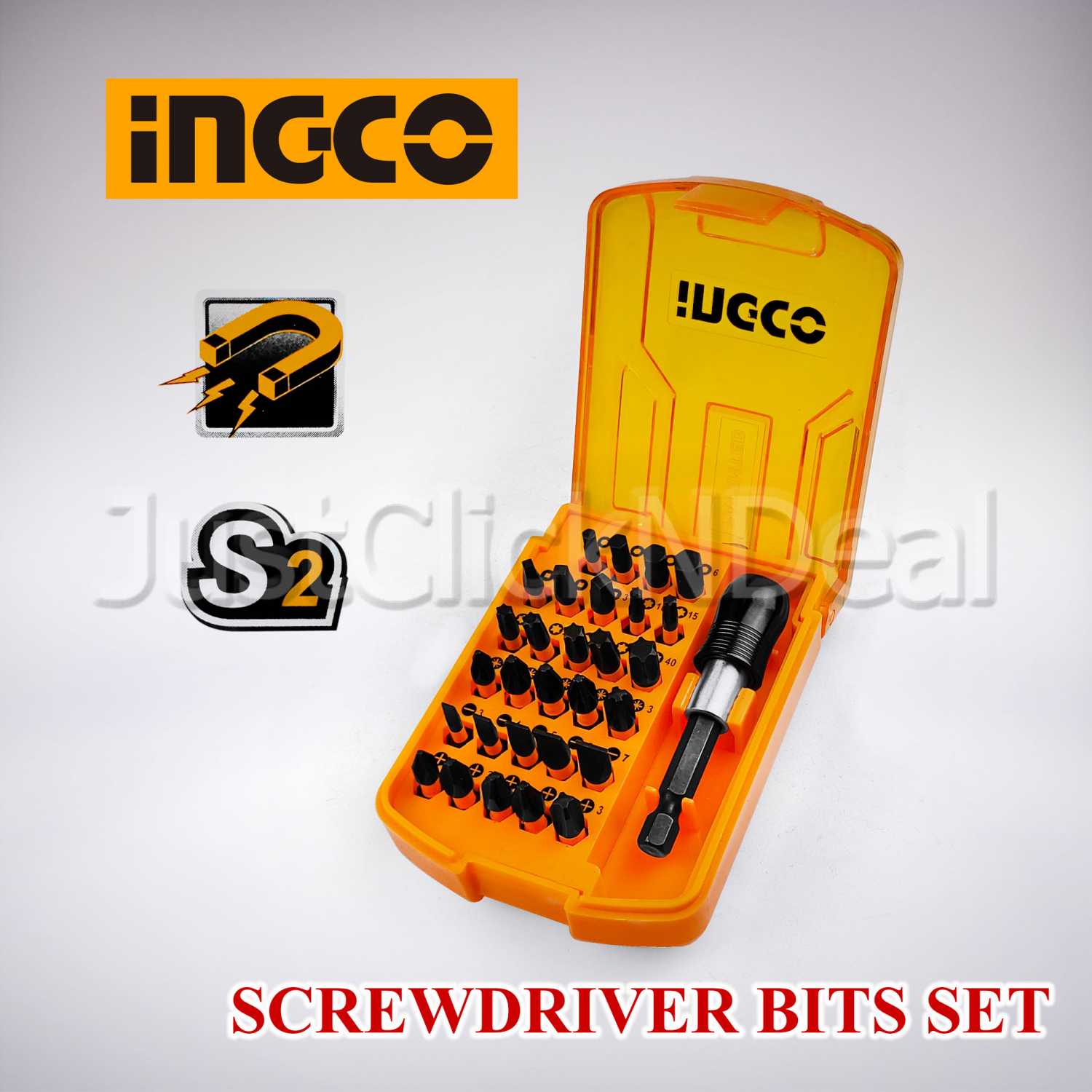 Jual Ingco Impact Screwdriver Bits Set 30 pcs Mata Obeng | Jakmall.com