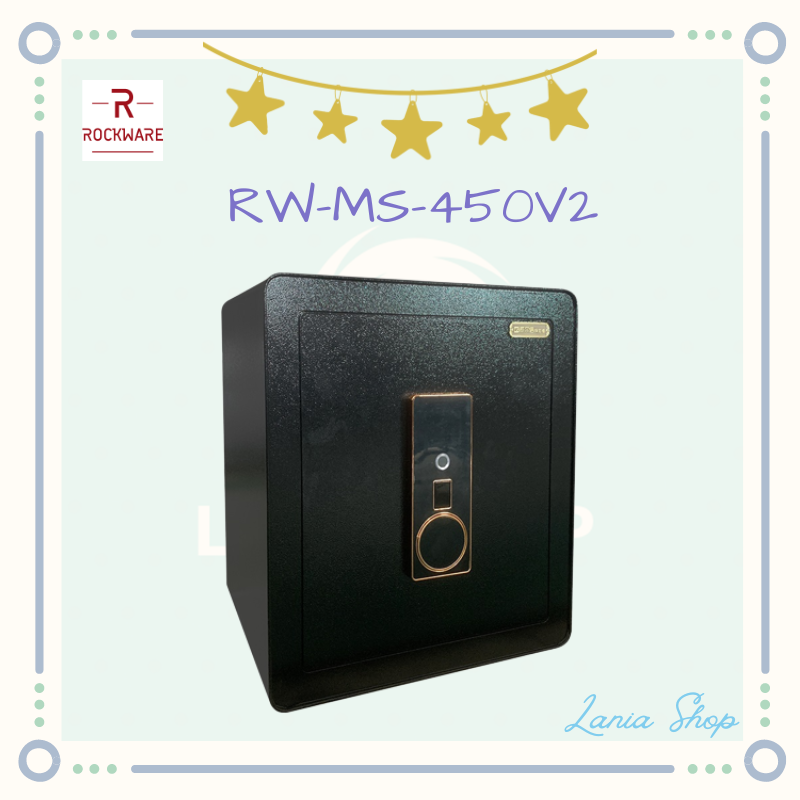 Jual ROCKWARE Safety Box with Fingerprint Lock - 45x40x33cm