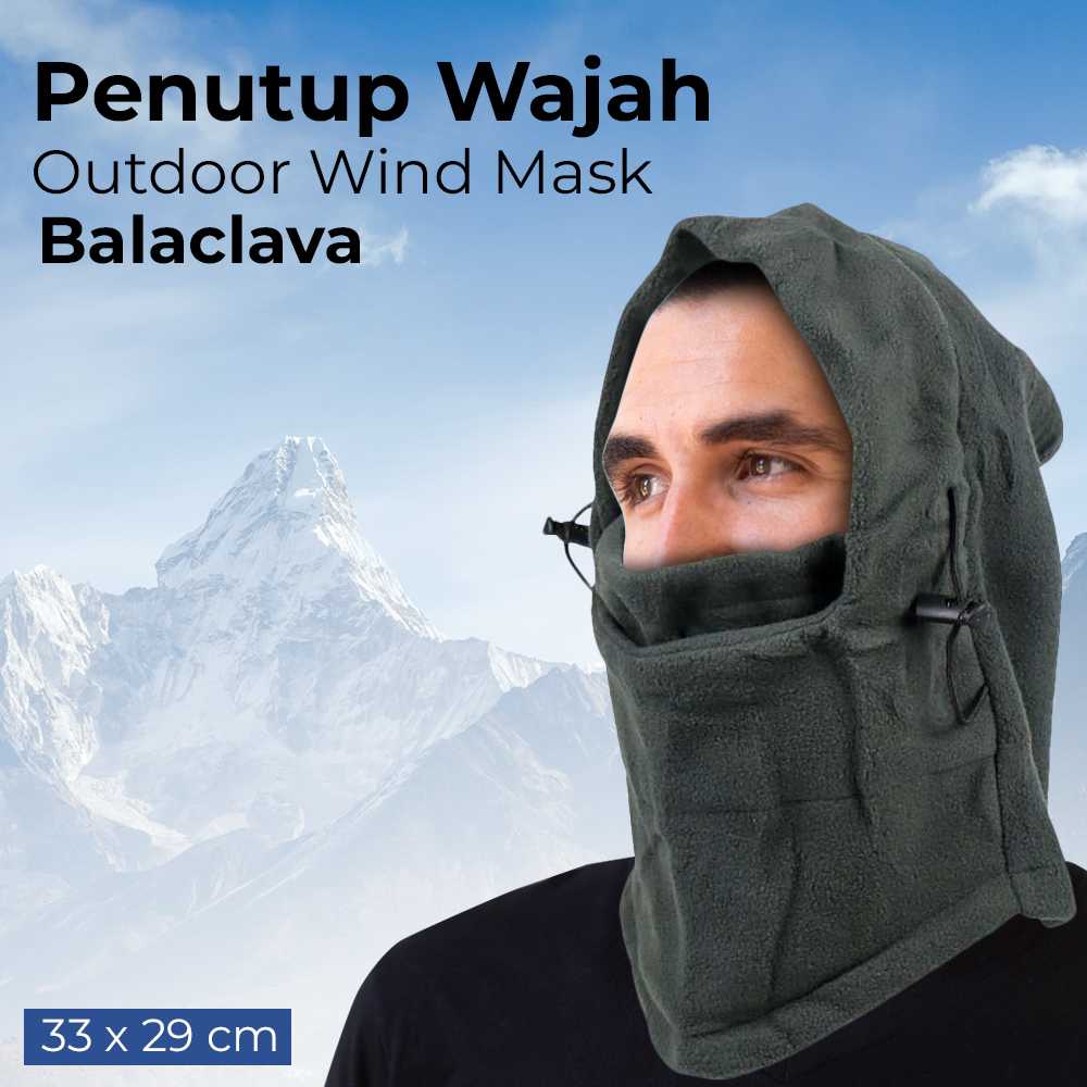 Jual Penutup Wajah Unisex Headgear Hat Outdoor Wind Mask | Jakmall.com