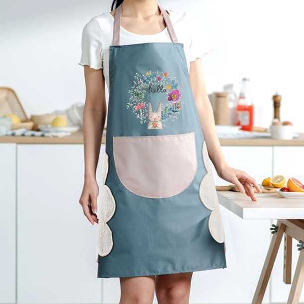 Jual Swokii Celemek Masak Apron Dapur Model Kantong Anti Minyak