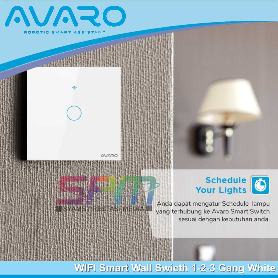 Jual AVARO Smart Switch Wifi 2 Gang Saklar Listrik Smart Home