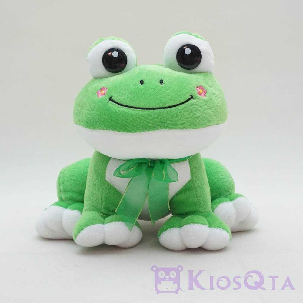 Jual boneka kodok katak lucu cute frog hijau medium | Jakmall.com