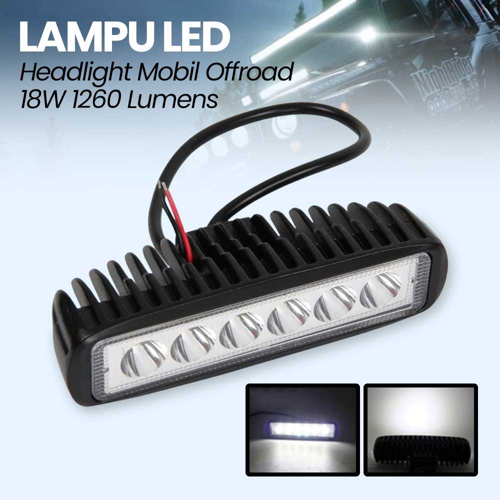Jual GLOBAL Headlight LED Floodlight Car Offroad Waterproof Cool
