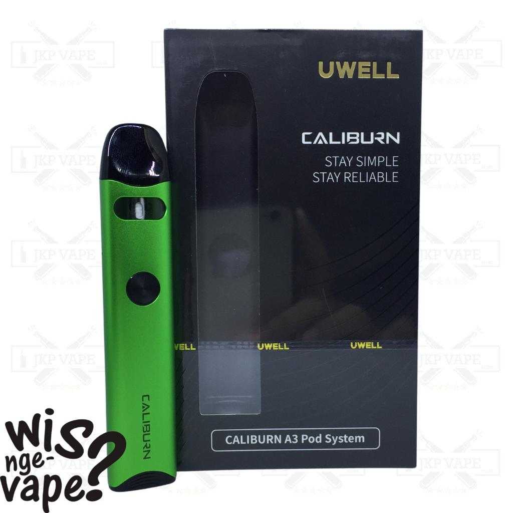 Jual Caliburn A3 Pod Kit 15W 520mAh - A 3 Pod Authentic By Uwell
