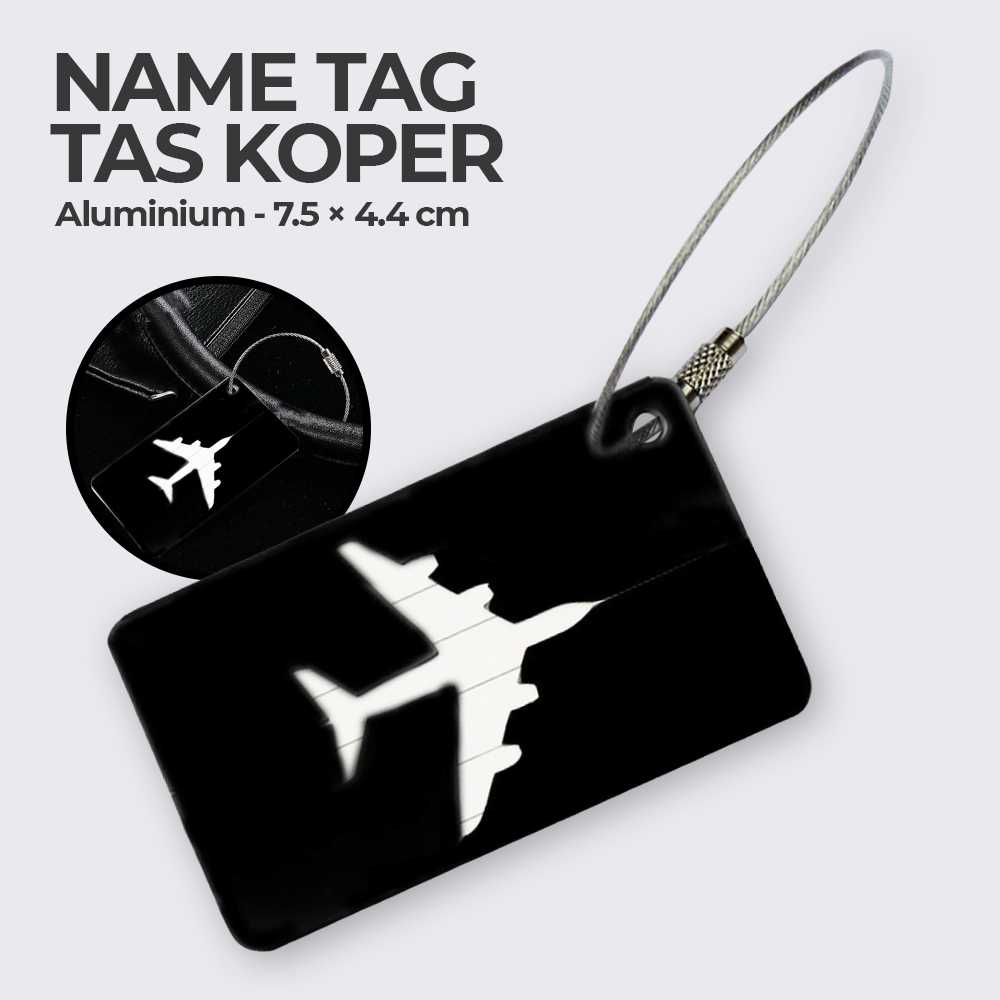 Jual NTK Name Tag ID Tempat Kartu Nama Tas Koper Aluminium - N005