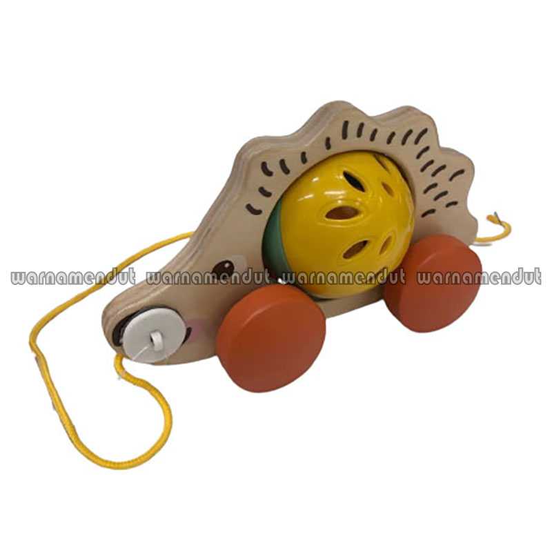 Jual Mainan dorong landak anak aneka warna 15x6x9cm WMO IK3879