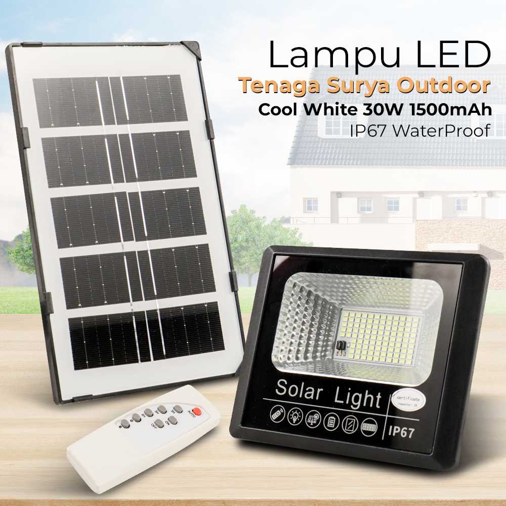 Jual OOBEST Lampu Dinding Solar Sensor Cahaya Waterproof 100 LED