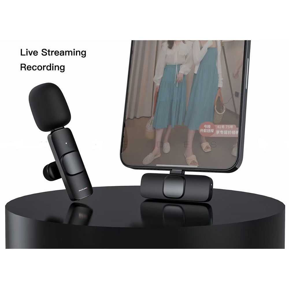 Jual TaffSTUDIO Wireless Lavalier Lapel Microphone Vlogger