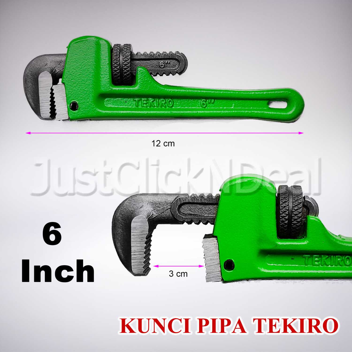 Jual Tekiro Kunci Pipa Besi 8 Inch Pipe Wrench Kran Ledeng