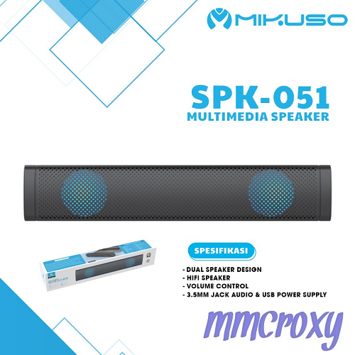 Jual Mikuso SPK-051 Speaker Multimedia Soundbar - SPK-051