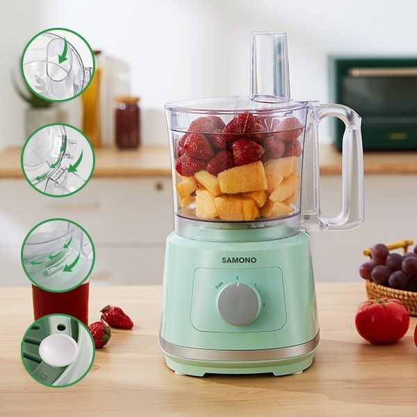Jual Samono 2.4L Food Processor Lowertage Food Chopper SW-FPG500