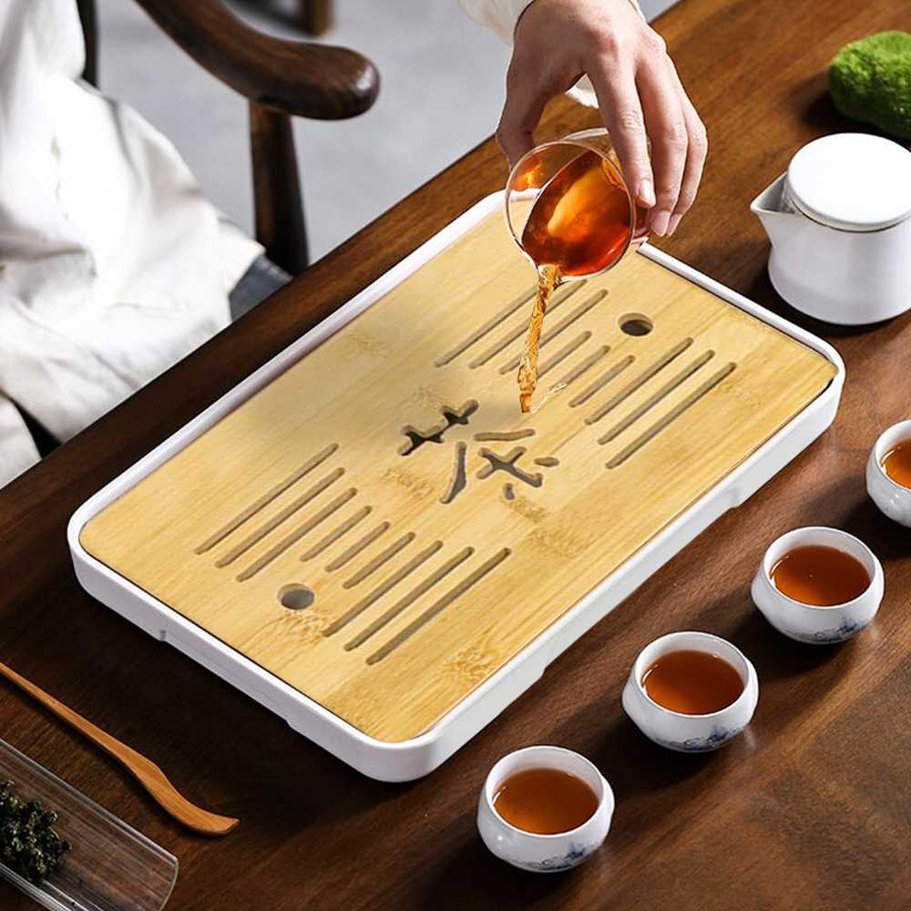 Jual NLSLASI Tatakan Teh China Chinese Wooden Tea Tray - NL29