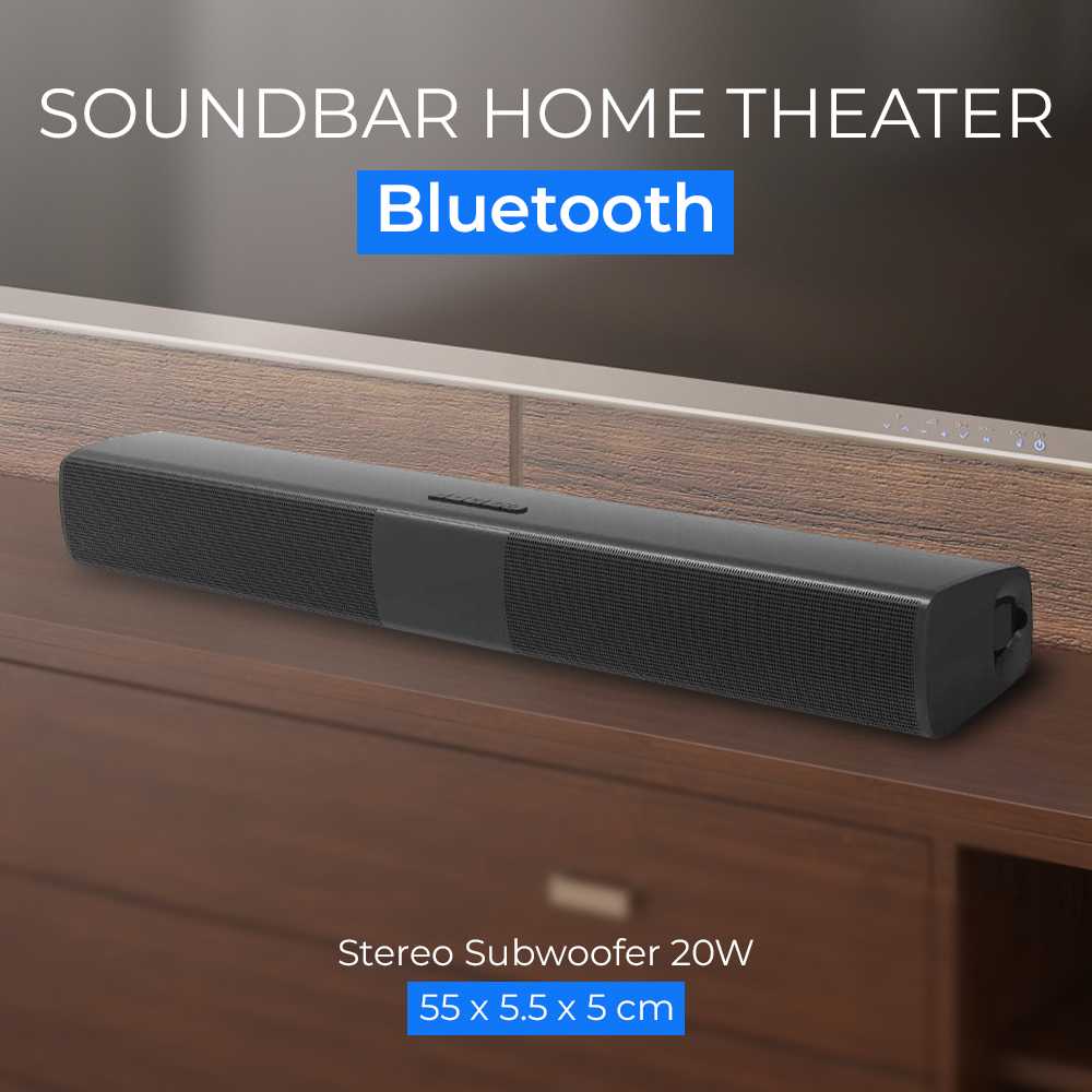 Jual DOOLNNG Soundbar Bluetooth Active Speaker Home Theater