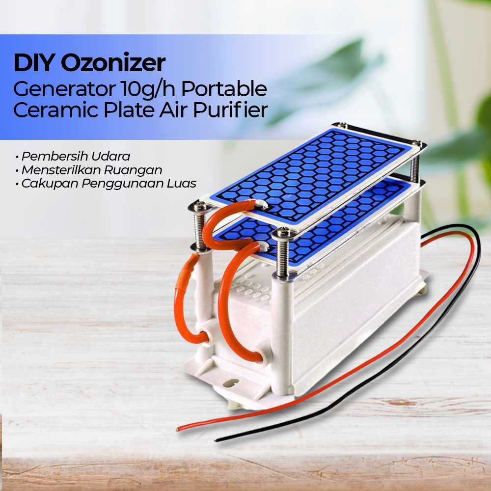 Jual Ozonizer DIY Ozone Generator 10g h Portable Ceramic Plate Jual Ozonizer DIY Ozone Generator 10g h Portable Ceramic Plate