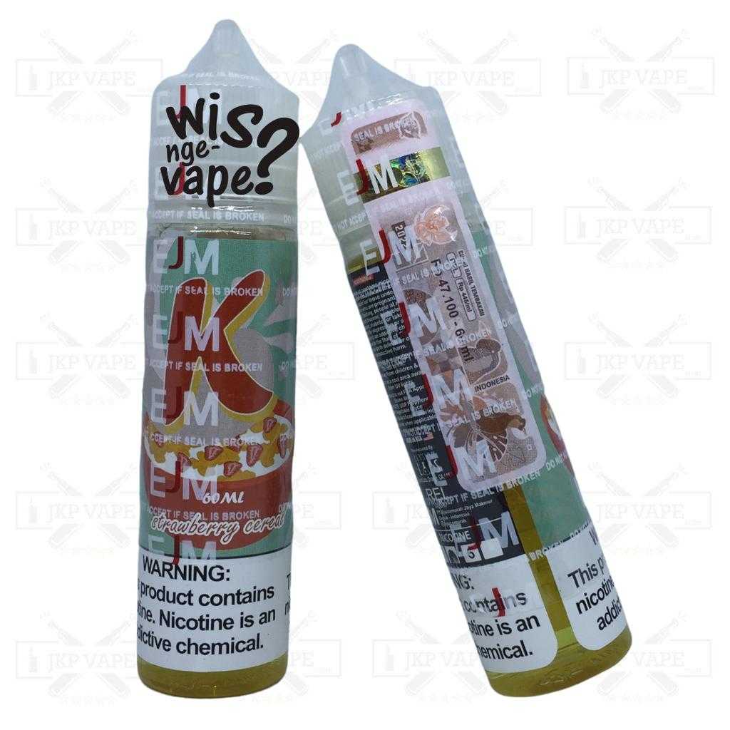 Jual K STRAWBERRY CEREAL 60ML- PREMIUM LIQUID VAPE BY EJM