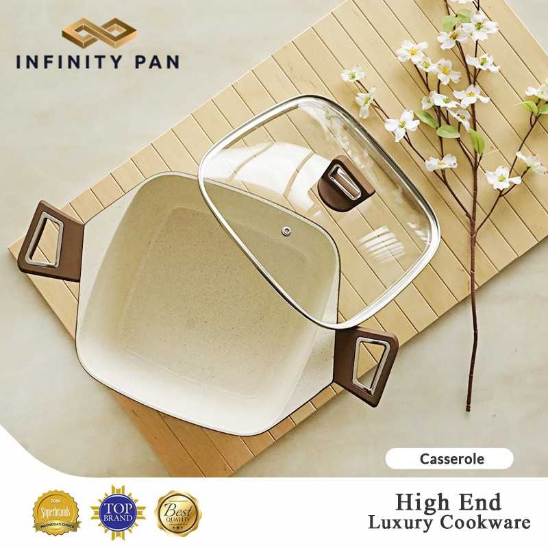 Jual INFINITY PAN CASSEROLE 24CM GOLD | Jakmall.com