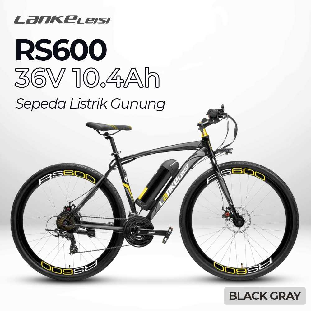 Jual Lankeleisi Sepeda Listrik Gunung MTB 36V 10.4Ah - RS600