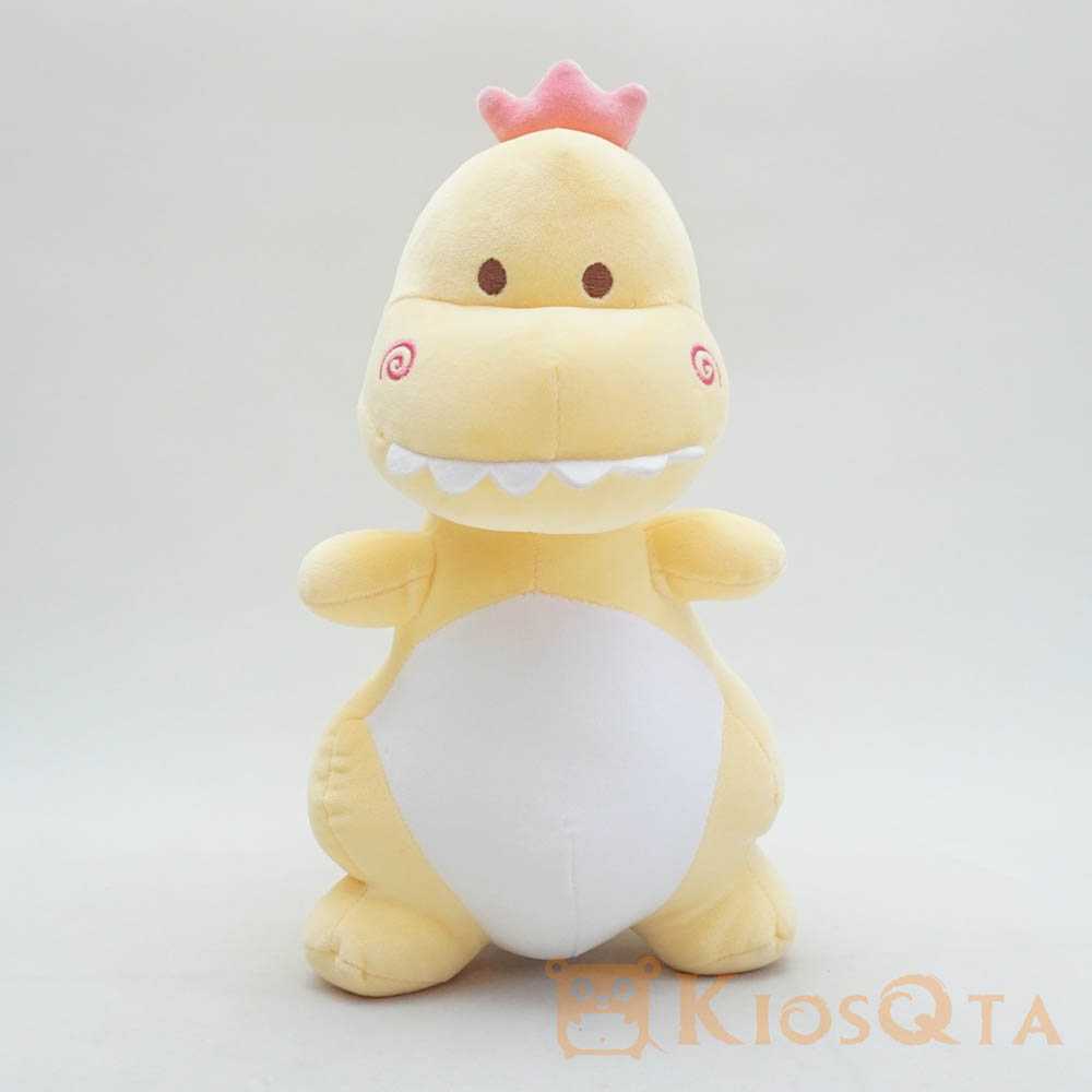 Jual boneka dinosaurus chubby cute dino kuning muda medium
