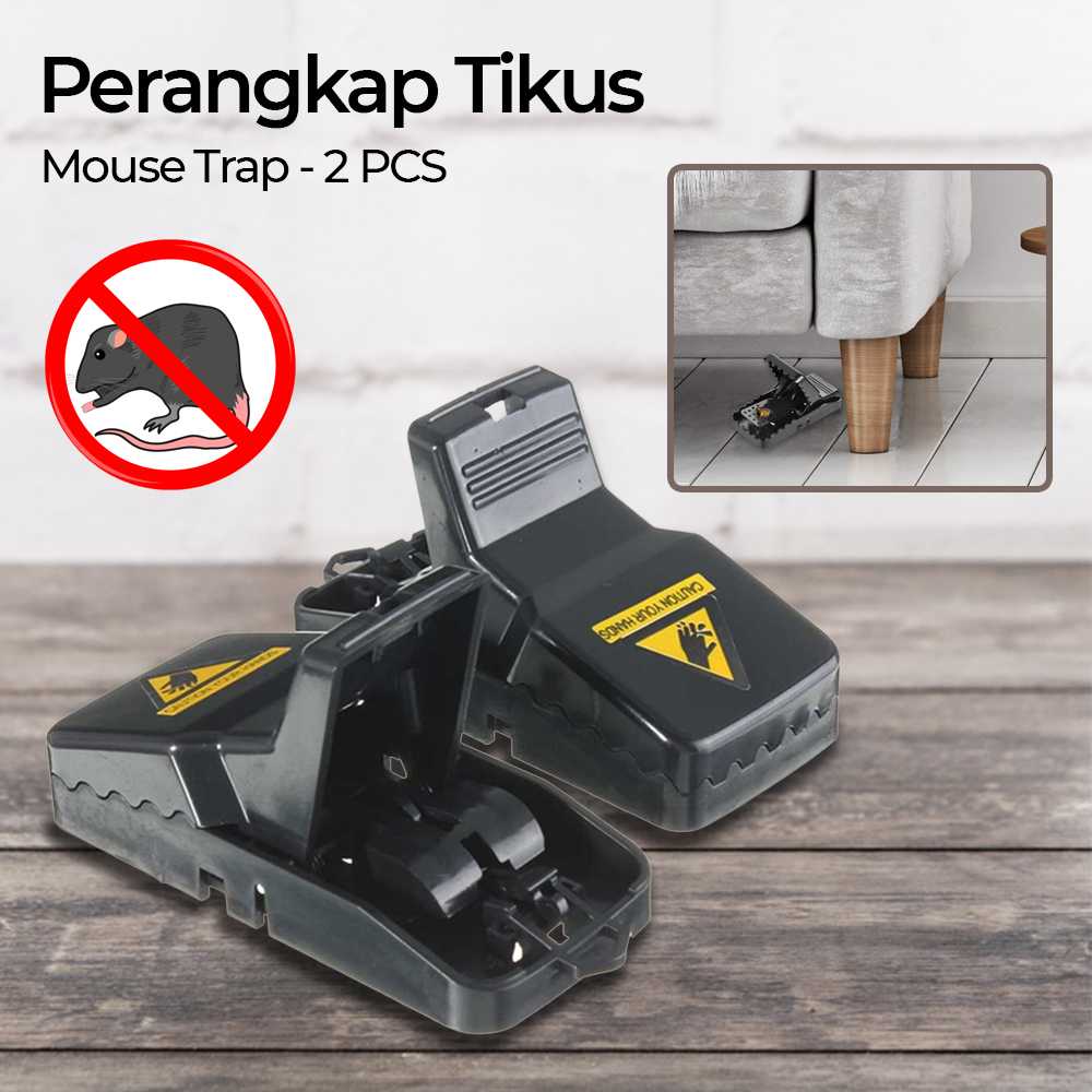 Jual MENGXIANG Jebakan Perangkap Tikus Black Cat Mouse Trap 2