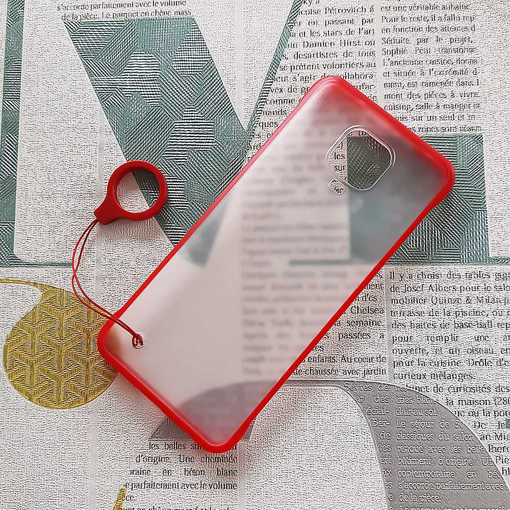 Jual Xiaomi Redmi Note 9 Pro Case Frameless Transparant Stand