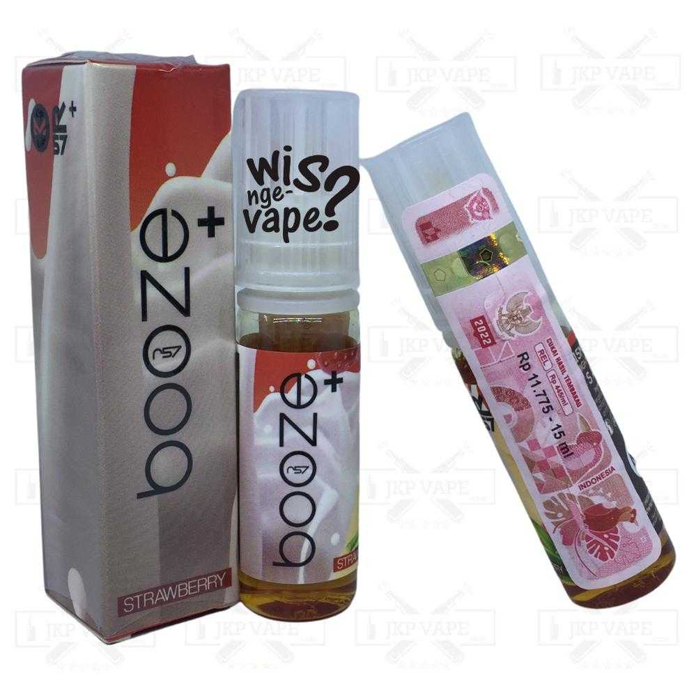 Jual Booze Yakult Strawberry 15ml - Salt Nic Liquid Vape By R57