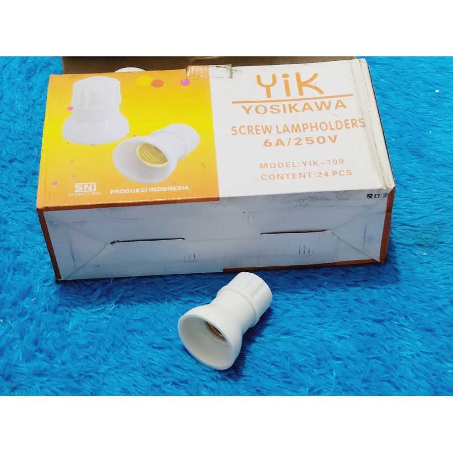 Jual FITTING GANTUNG E27 YOSIKAWA YIK-109 6A PUTIH lampu | Jakmall.com