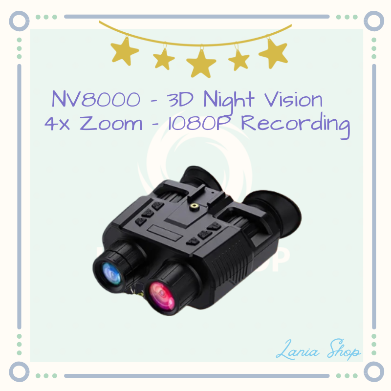 Jual NV8000 - 3D Night Vision Infrared Binoculars 4x Zoom