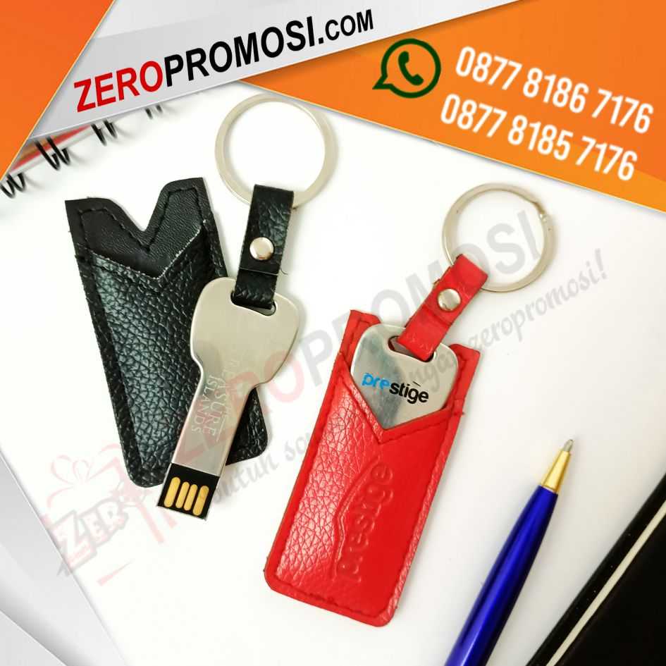 Jual Souvenir USB Flashdisk Leather FDLT26 Promosi | Jakmall.com
