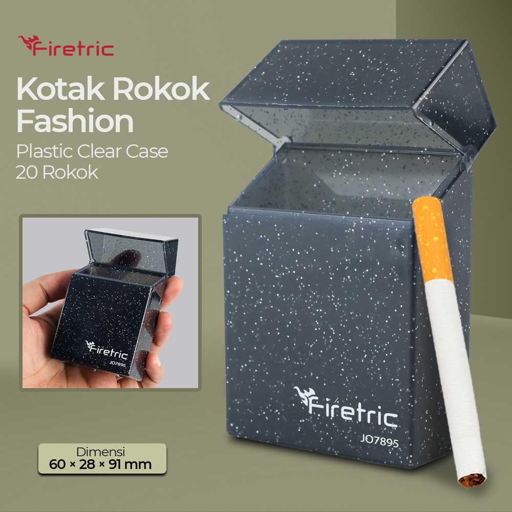 Jual Firetric Kotak Rokok Fashion Plastic Clear Case 20 Rokok