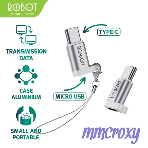 Jual Robot RT-OTG02 USB Type-C to Micro USB Small & Portable OTG