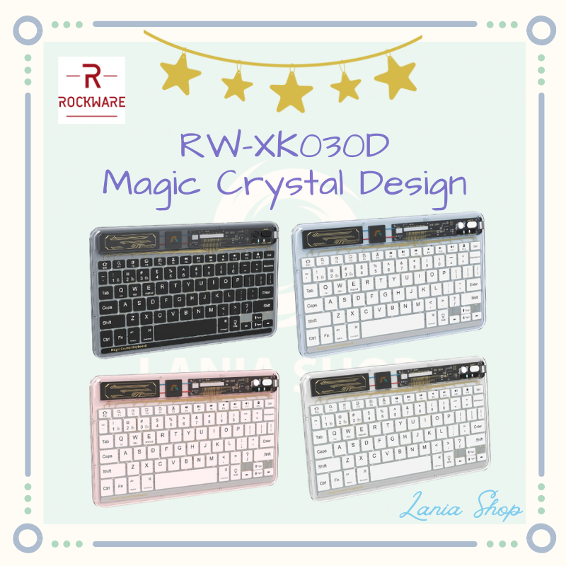 Jual ROCKWARE RW-XK030D - Magic Crystal Design Bluetooth Slim