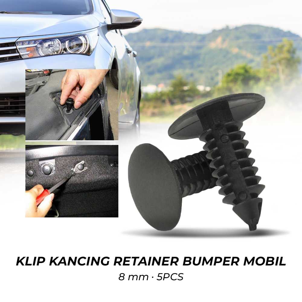 Jual Klip Kancing Retainer Bumper Mobil 8mm 5 PCS - 2190 | Jakmall.com