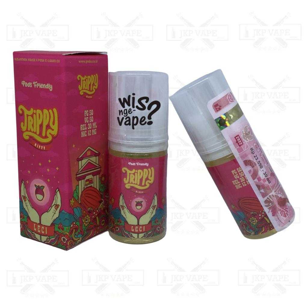 Jual Trippy Hippy leci 30ml - Pods Friendly Liquid Vape By PODA
