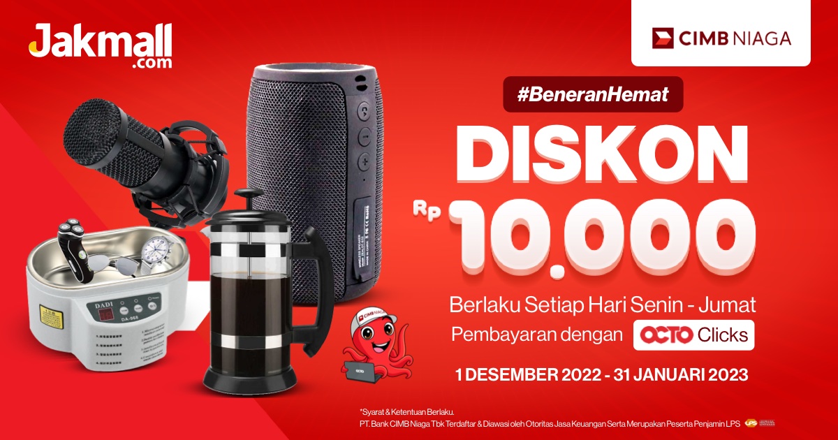 Promo OCTO Clicks Diskon Rp10.000 | Jakmall.com