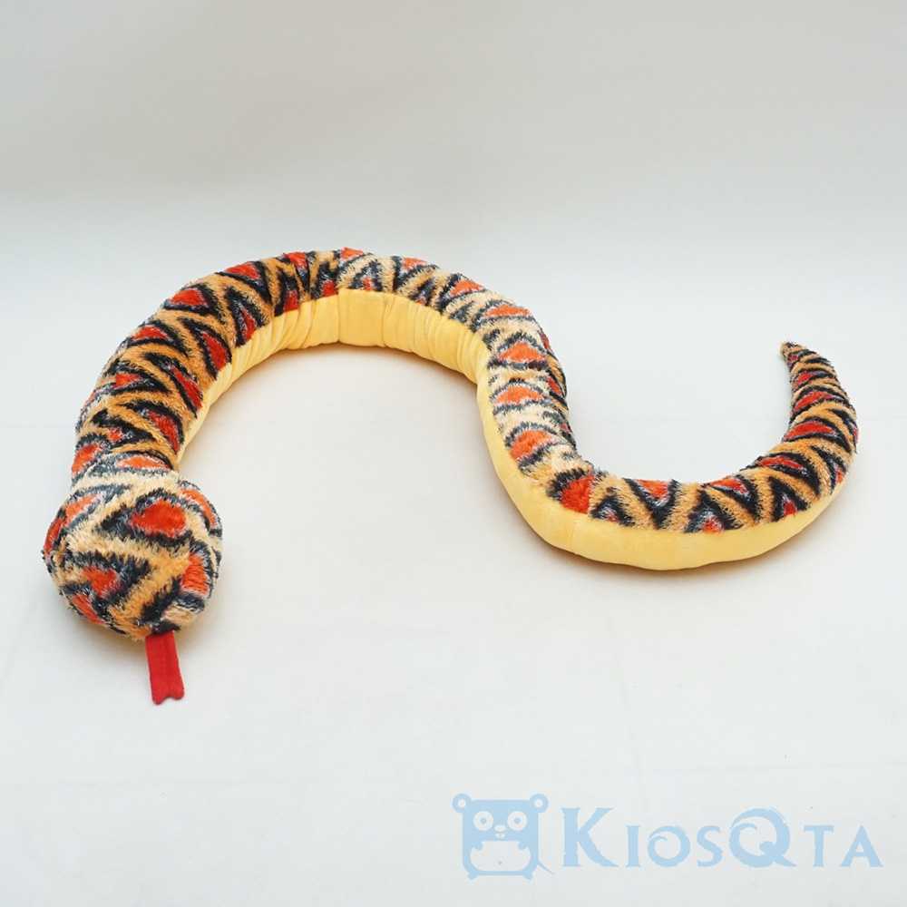 Jual Boneka ular snake coklat motif batik XL panjang 1.5 meter