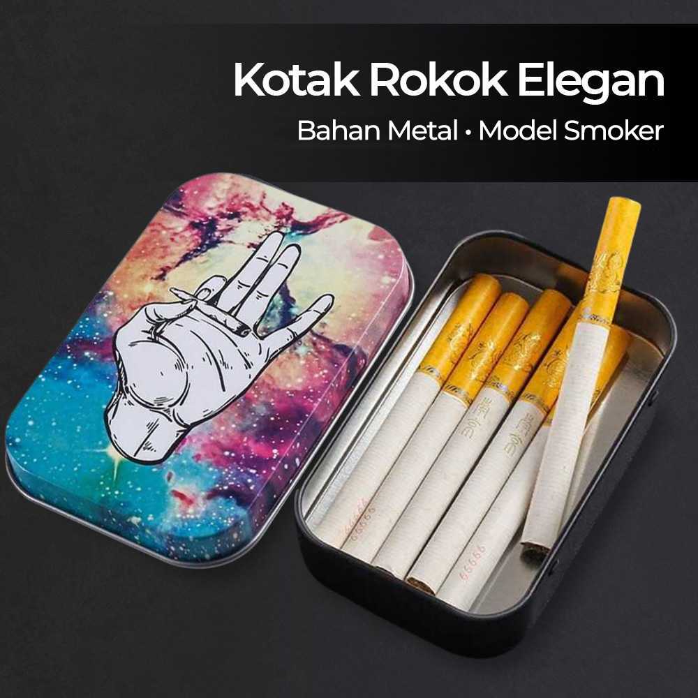 Jual Ophone Kotak Bungkus Rokok Elegan Metal Cigarette Case