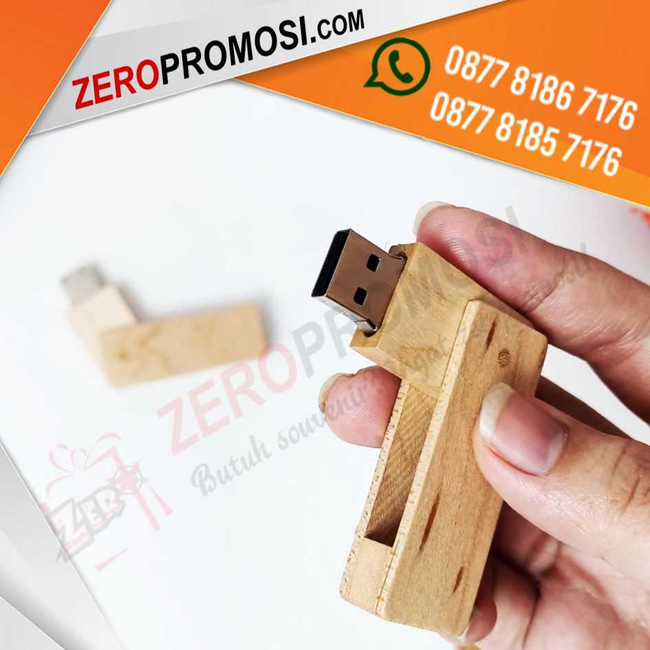 Jual Flashdisk Kayu Swivel Rotary FDWD21 | Jakmall.com