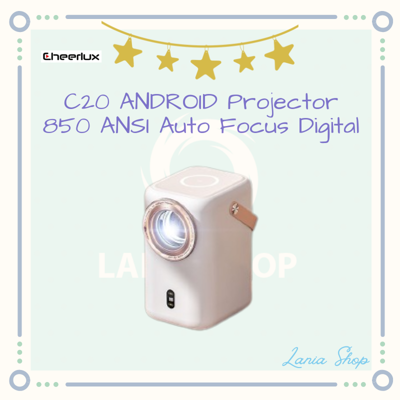 Jual Proyektor CHEERLUX C20 ANDROID Projector 850 ANSI Auto