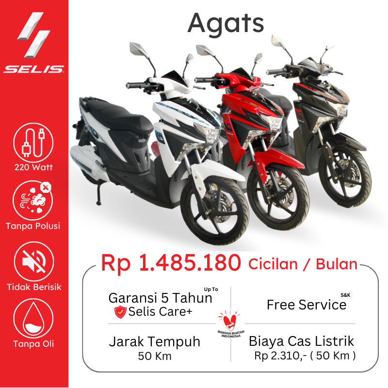 Jual MOTOR LISTRIK SELIS TIPE AGATS | Jakmall.com