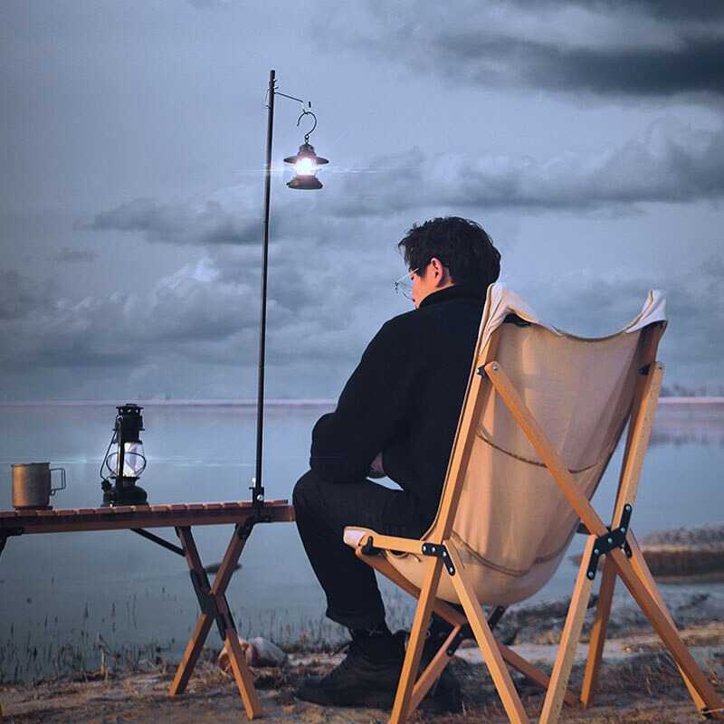 Jual AIFENG Tiang Lampu Outdoor Portable Camping Light Pole 96cm