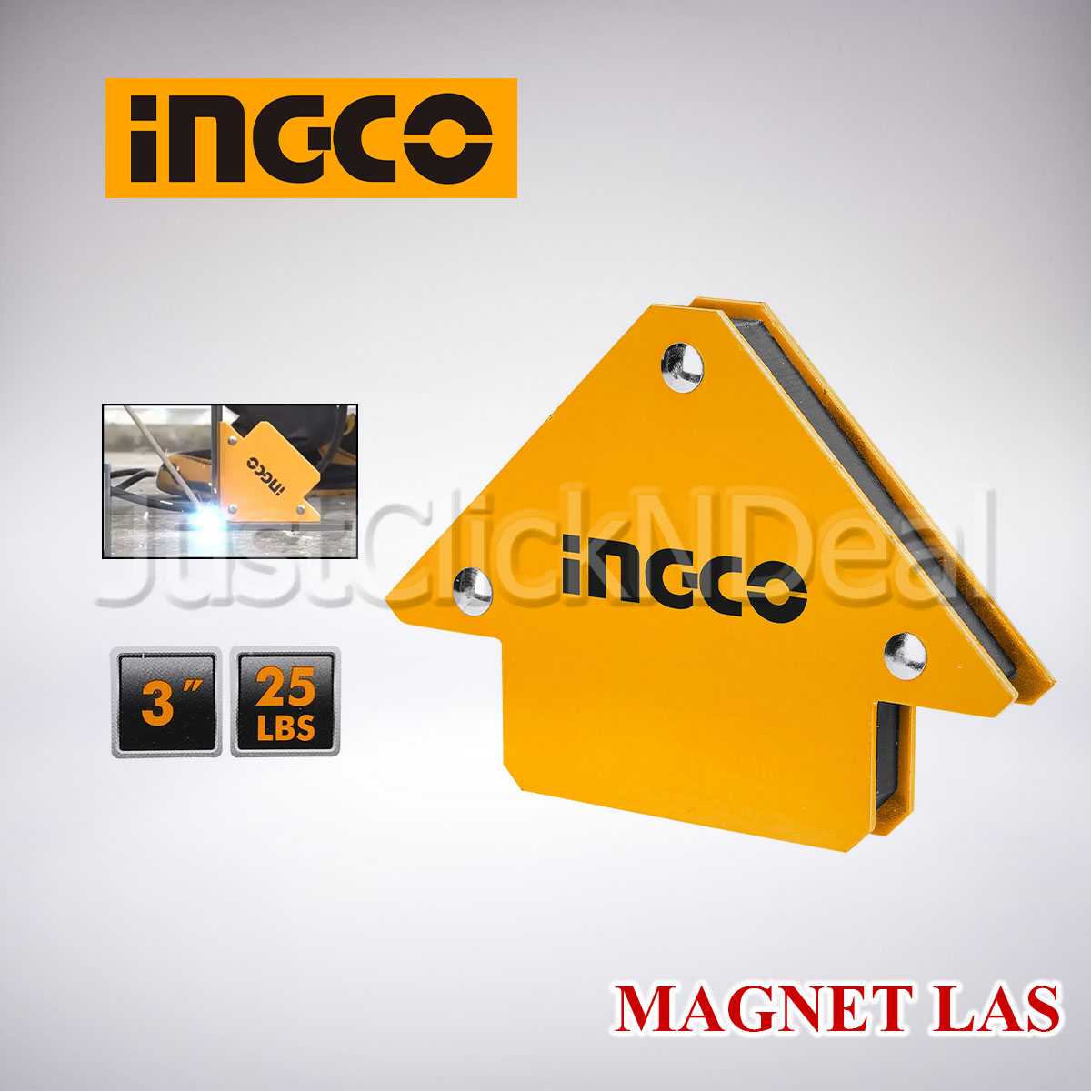 Jual Ingco Siku Magnet Las 3 4 5 Inch Magnetic Welding Holder
