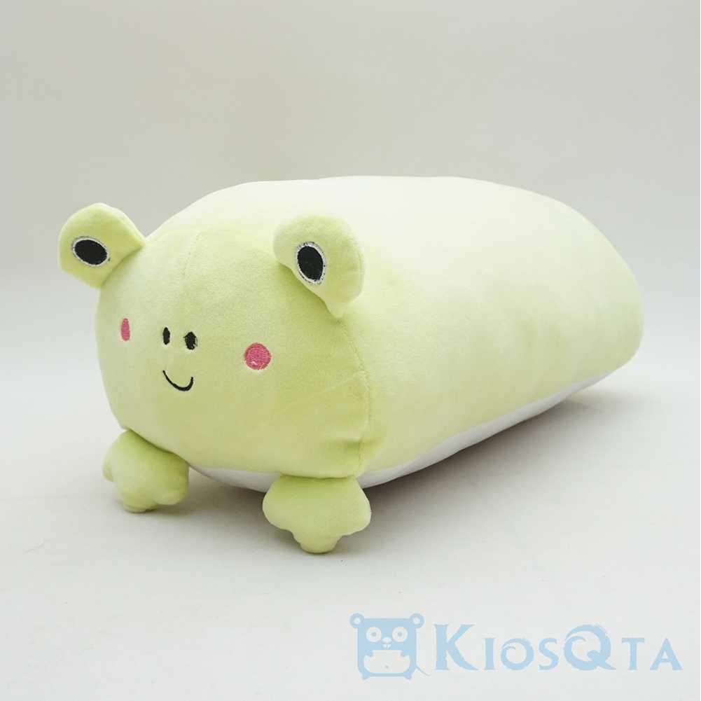 Jual guling kodok hijau keroppi lucu mini so bahan spandex medium