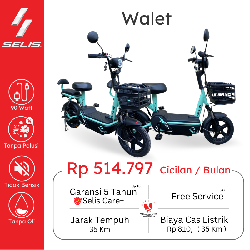 Jual Selis Sepeda listrik tipe Wallet | Jakmall.com