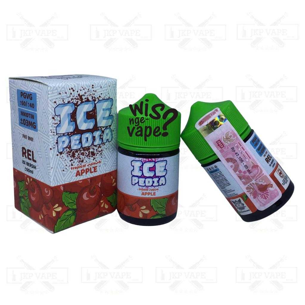 Jual Icepedia Apple 60ml - Ice Pedia Liquid Vape By Majapahit